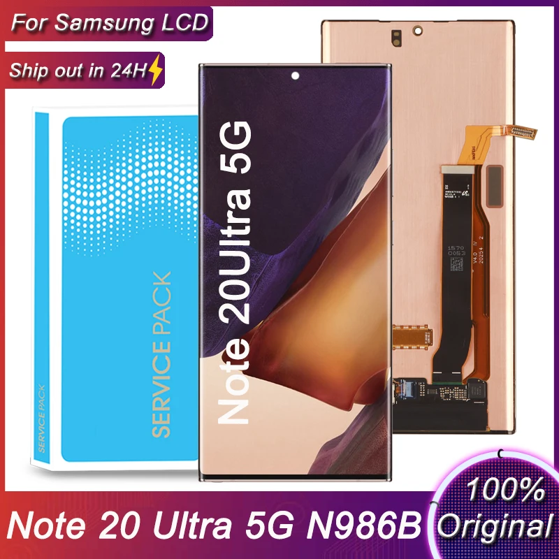 ORIGINAL-6-9-AMOLED-For-Samsung-Galaxy-Note-20-Ultra-5G-N986-N986B-LCD ...