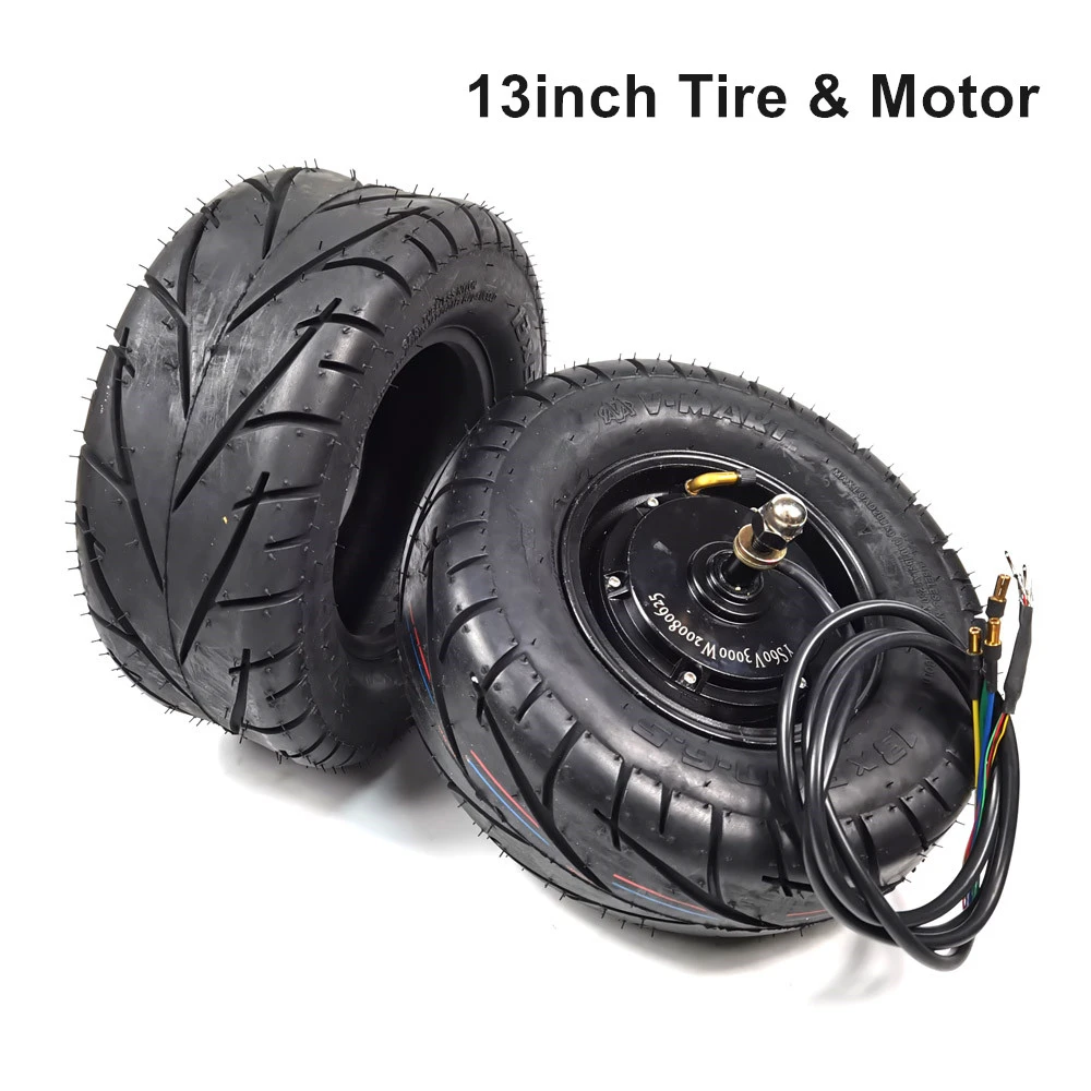 E Scooter Motor Tires - V-mart 13x5.00-6.5 Tire 13 Inch Motor Wheels K6 ...