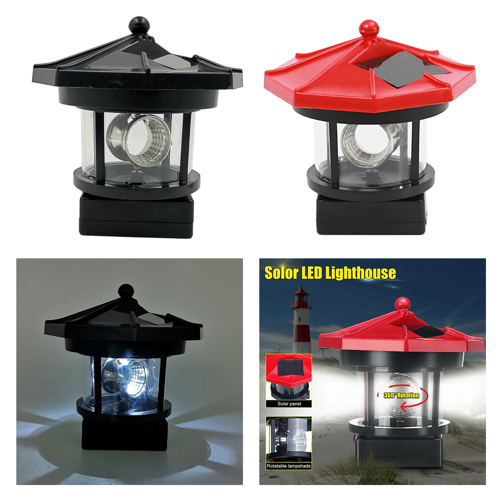 Lighthouse-Led-Solar-LED-Light-Garden-Yard-Outdoor-Decoration-Smart ...