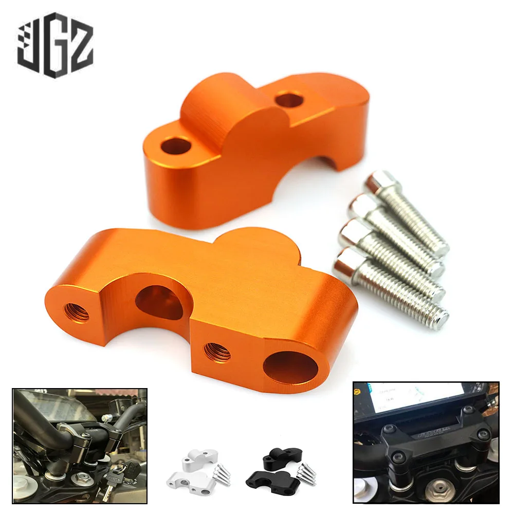 Motorcycle CNC Aluminum Handlebar Risers Handle Bar Heightening Clamp Cover for KTM DUKE 250 390 ...