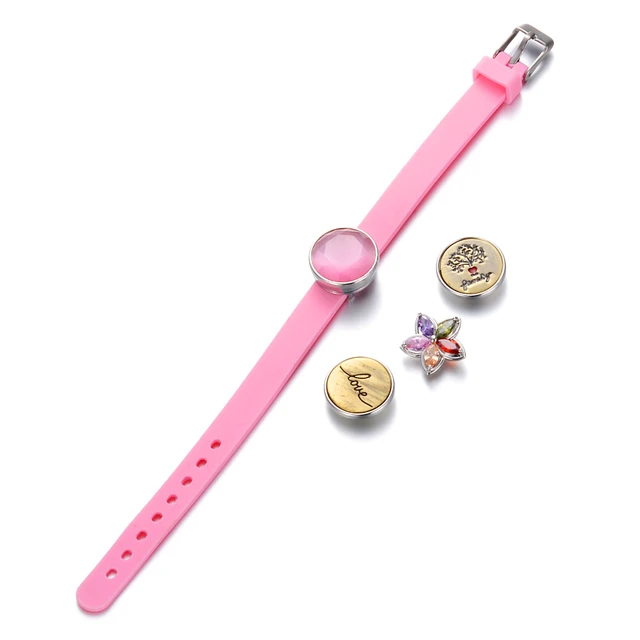 Ginger Snaps Pink Braclet