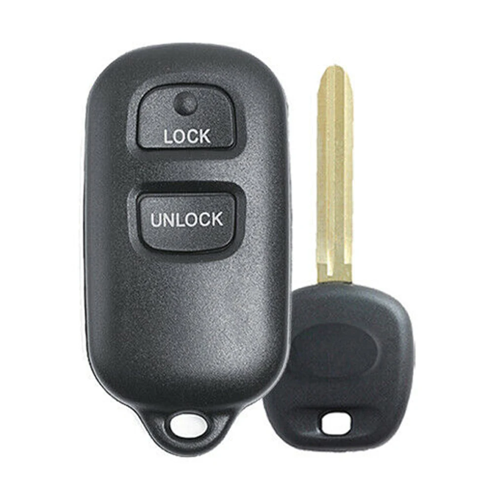 Keyecu Gq43vt14t 3 Buttons 4d67 Chip Remote Control Car Key For Toyota ...