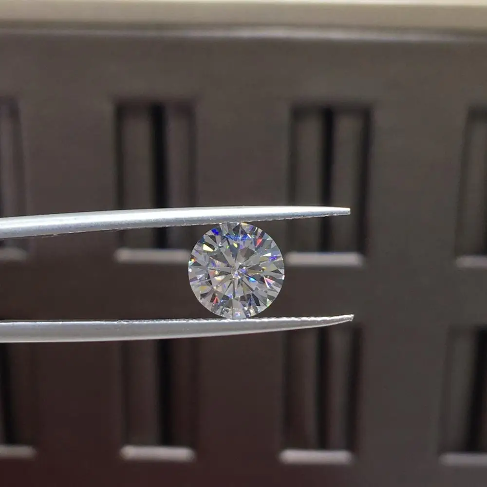 1.5 Carat Fl Clarity D Color Moissanite Brilliant Cut 7.5mm Round Vvs1 ...