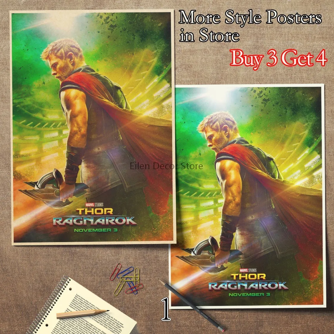 Thor 3 Movie Poster