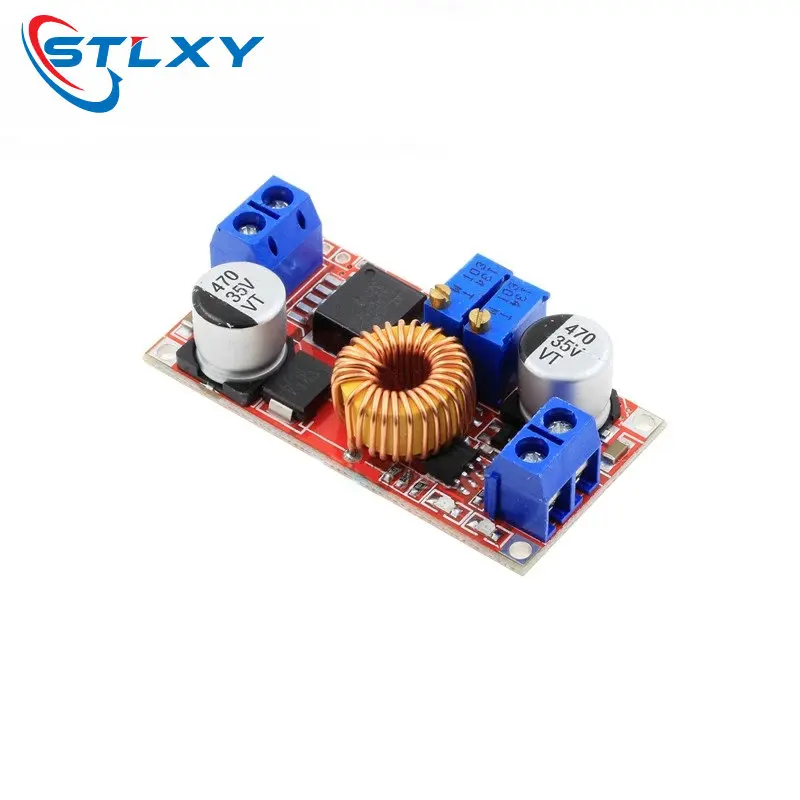 Placa de carregamento buck cc/cv ajustável, 5a step down, módulo conversor de bateria de lítio ...