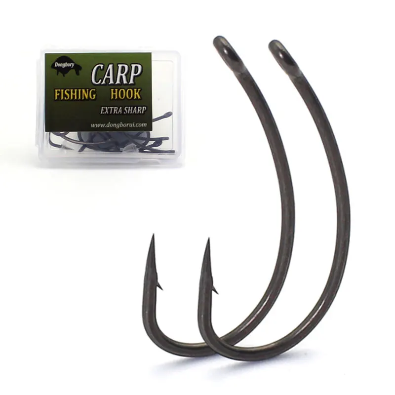 20PCS-High-Carbon-Steel-Carp-Fishing-Hooks-Curve-Shank-Gripper-Barbed ...