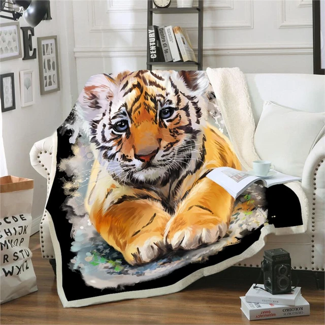Tiger Fleece Blanket
