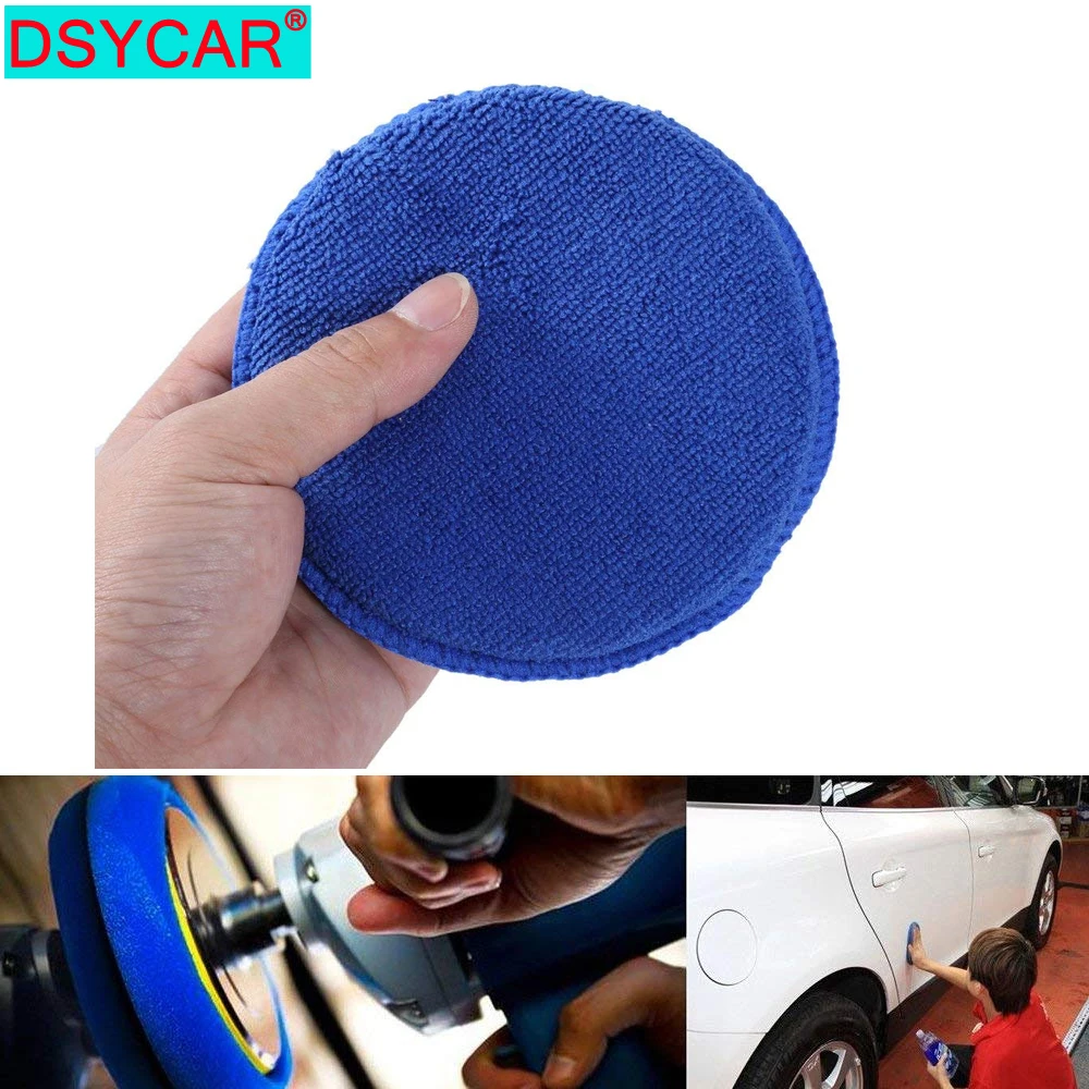 Dsycar 마이크로 화이버 왁스 어플리케이터 왁싱 폴리시 왁스 폼 스폰지 패드 자동차 차량 유리 청소용 신상품 1