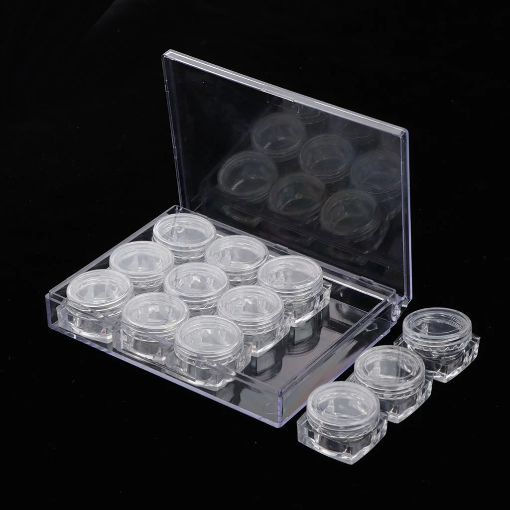 12-Pieces-Clear-Storage-Box-Jewelry-Nail-Tips-Beads-Pill-Pin-Mini-Item ...