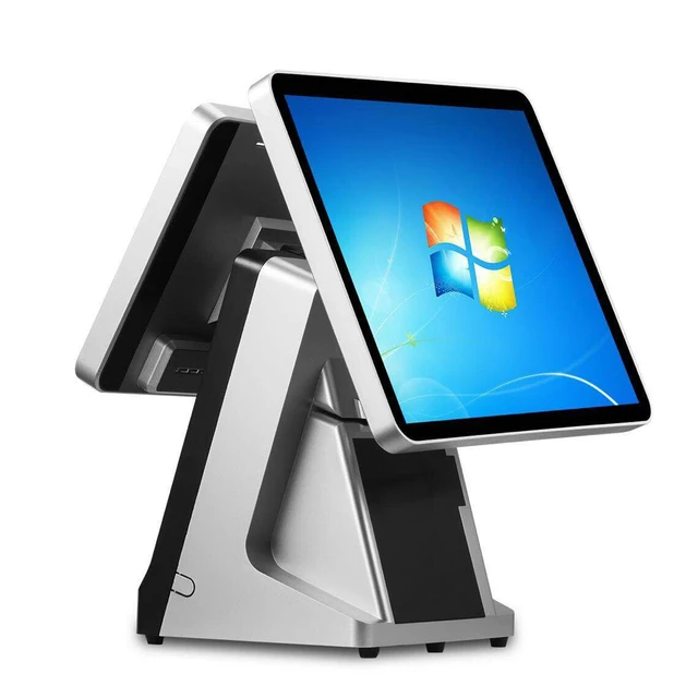 Free Shipping Dual Screen I5 POS All In One Cash Register System with ...