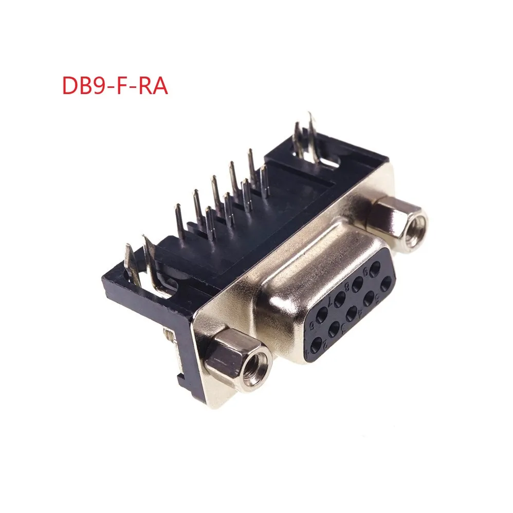 10Pcs-D-SUB-9-Position-Connector-Receptacle-Female-Socket-Series-Port-9 ...