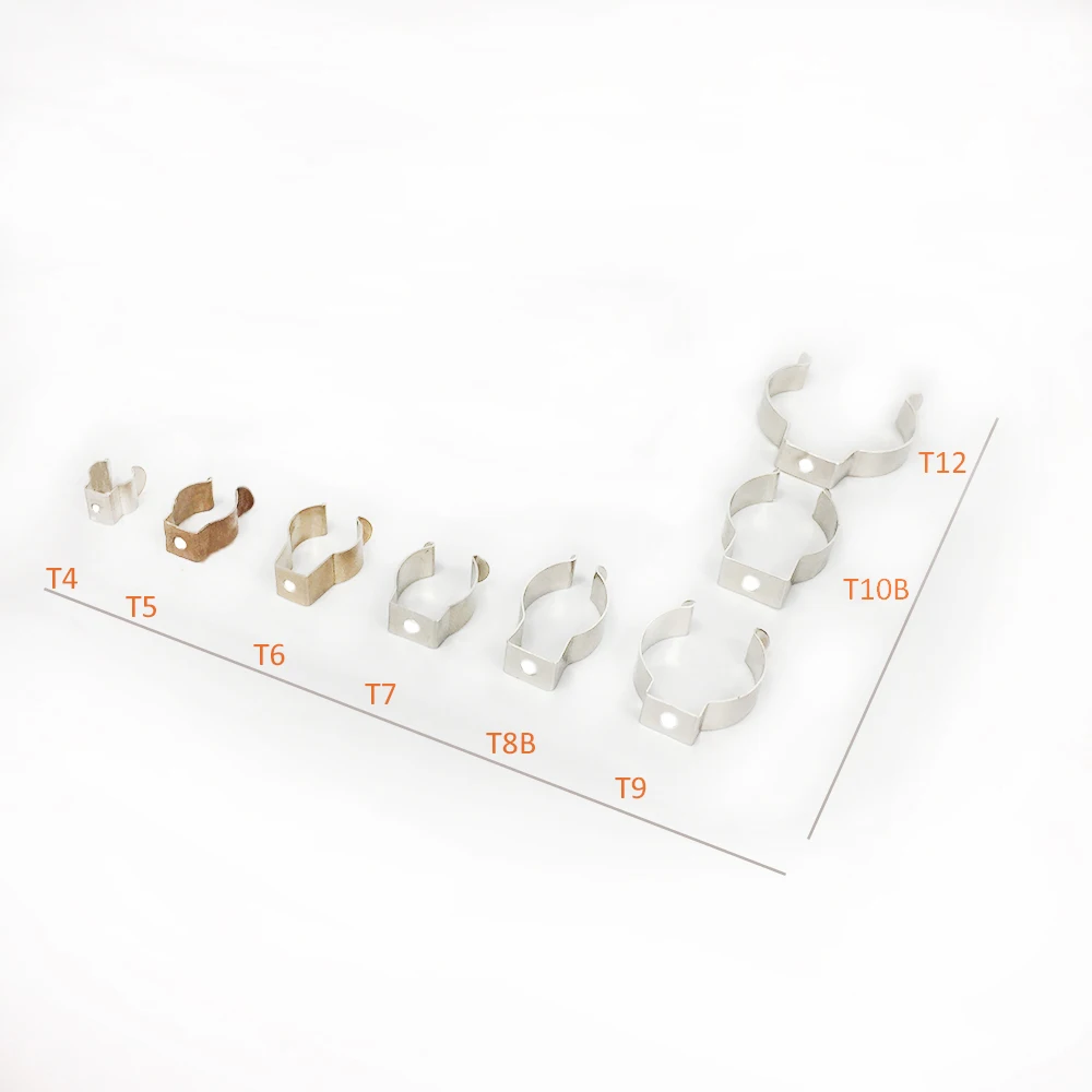 Stainless Steel U Clips Tubular Light Support Pipe Clamps T4 T5 T6 T7 ...