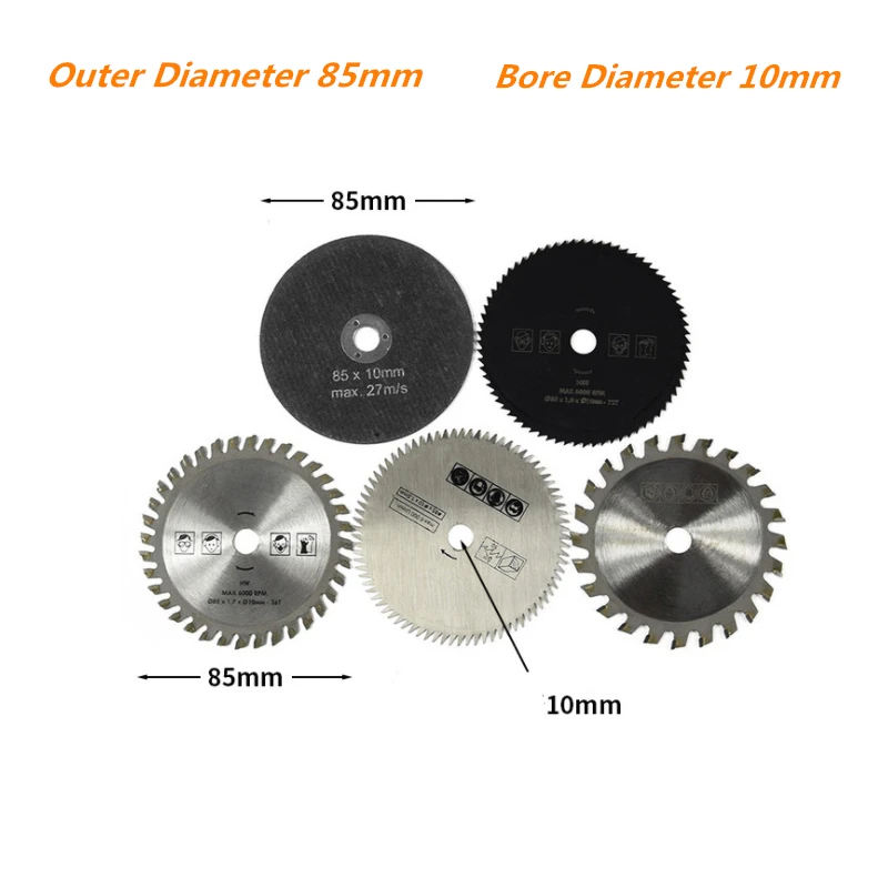 Hss Mini Circular Saw Blades 25mm | 85mm Mini Circular Saw Blade - 5pcs ...