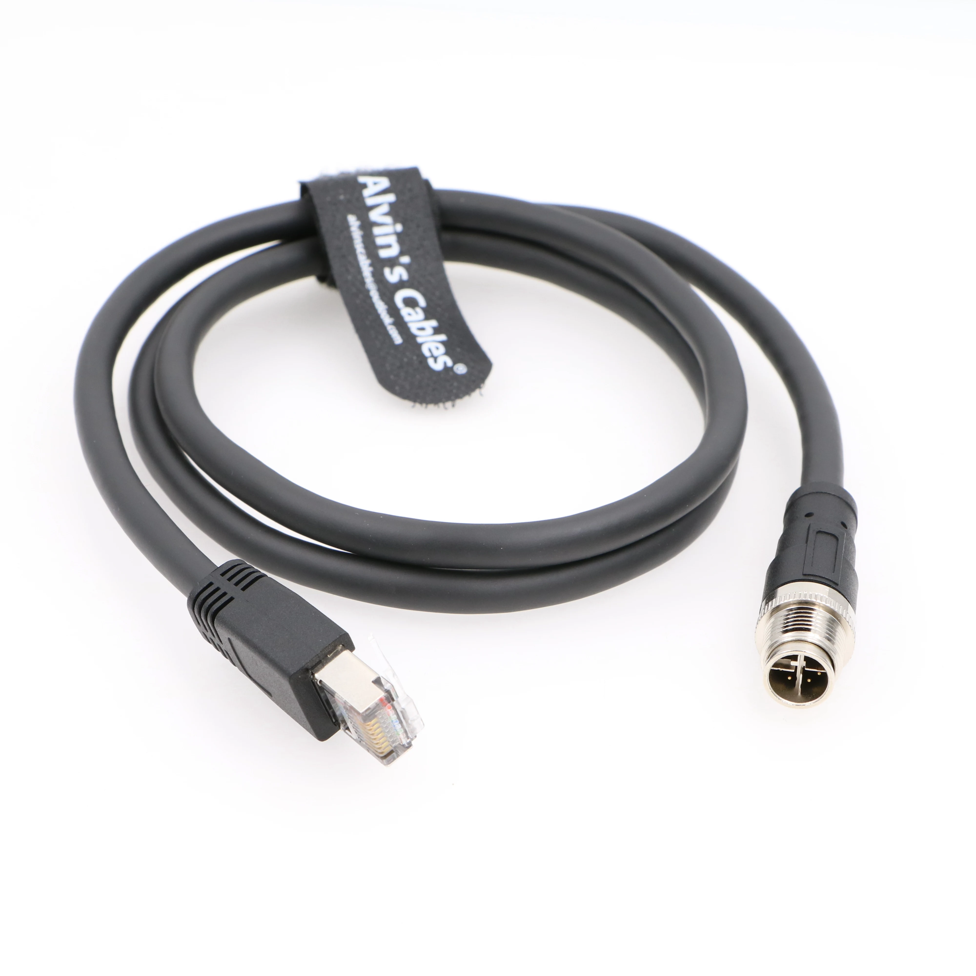 Cognex in Sight 8400 시리즈 용 이더넷 케이블 용 M12 8 핀 X 코드 IP67 방수 차폐 코드 CCB ...