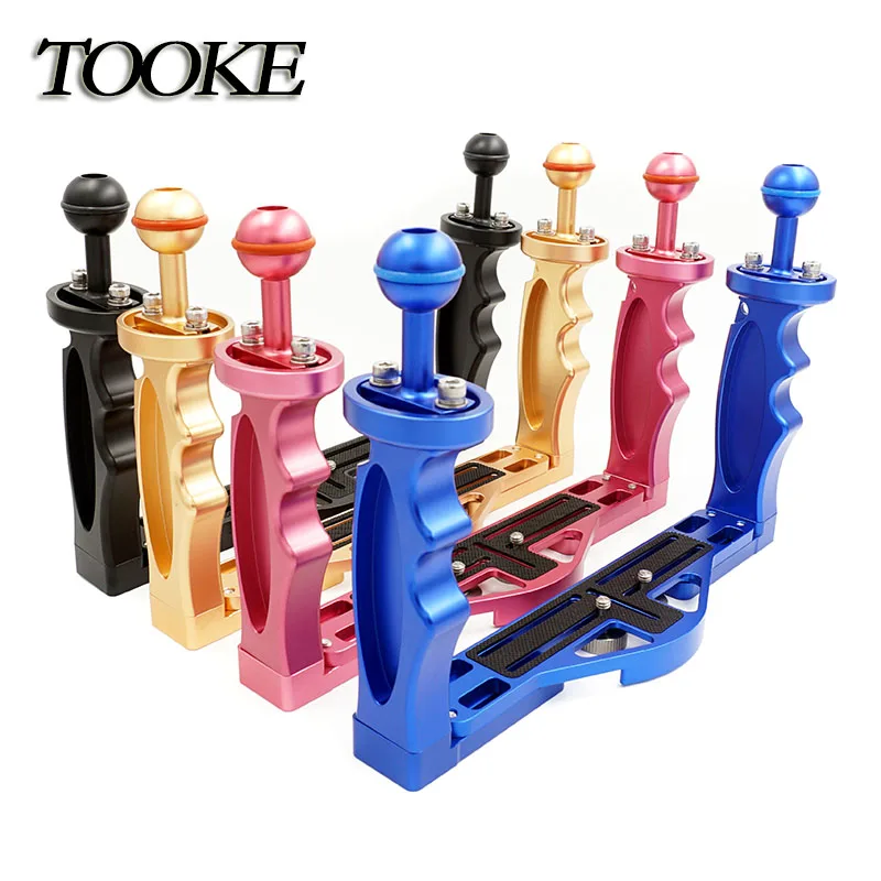 Scuba-Dive-Tray-Handle-Grip-Bracket-shutter-trigger-for-gopro-TG5-RX100 ...