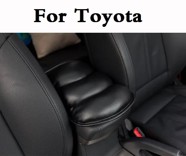 Soft-Car-Mat-Center-Pu-Console-Armrest-Seat-Pad-Cushion-For-Toyota ...