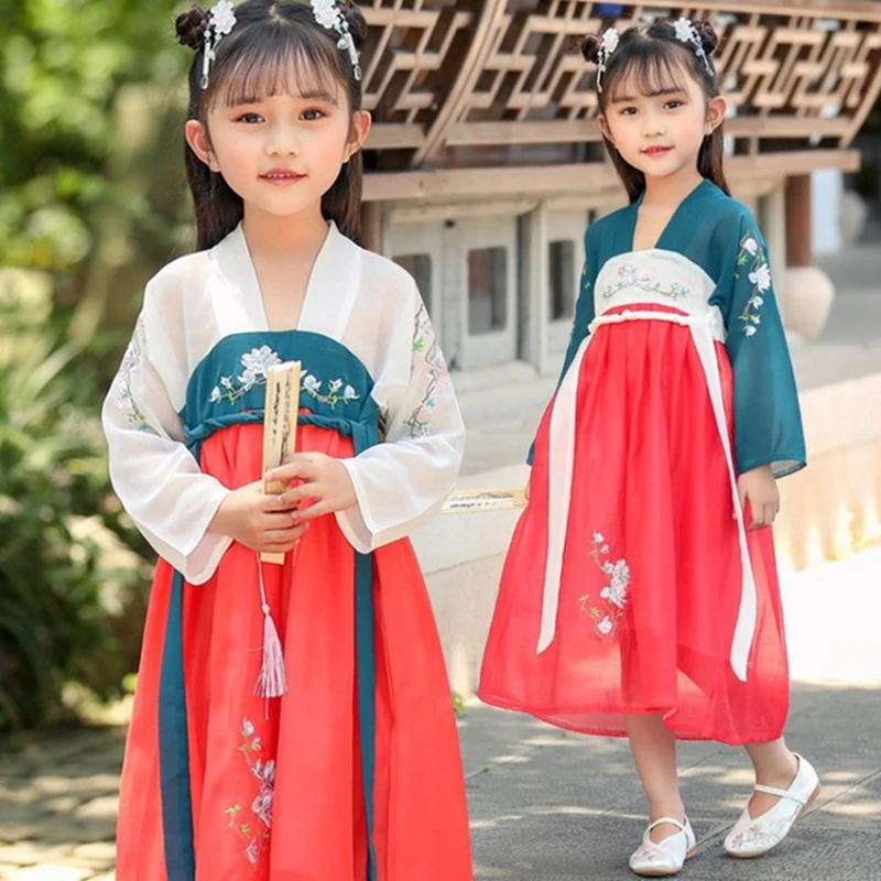 chinese Hanfu Girl clothes Fairy hanfu Chinese Ancient Girl Tang ...
