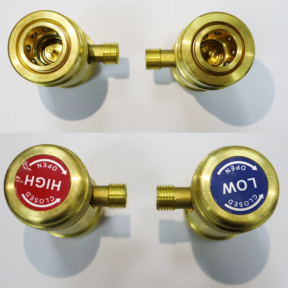 R744-For-Porsche-Adjustable-R744A-Adapter-Fittings-Quick-Coupler-High ...