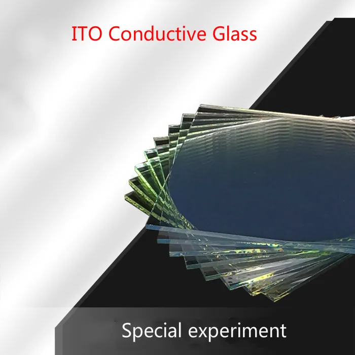 ITO conductive glass, experimental conductive substrate. Transparent, 1 ...