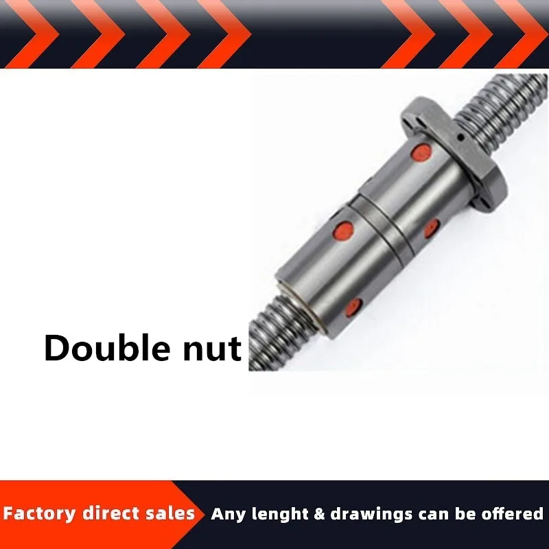 Double-Nut-High-Strength-Ballscrew-Nut-16mm-20mm-25mm-32mm-40mm-50mm ...