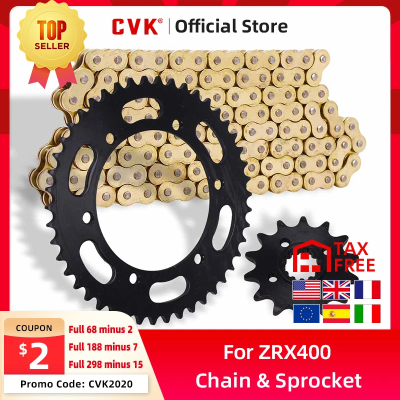 CVK-A-Set-Front-And-Rear-Chain-Sprocket-Gear-Disc-Wheel-Kit-For ...