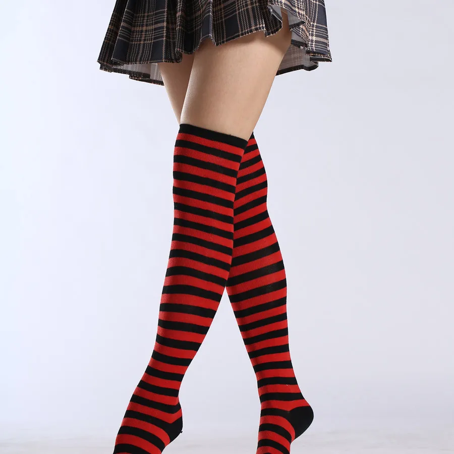 Bas Femmes Cuisse Haute Nylon Chaussettes Longues Épais Sur les ...