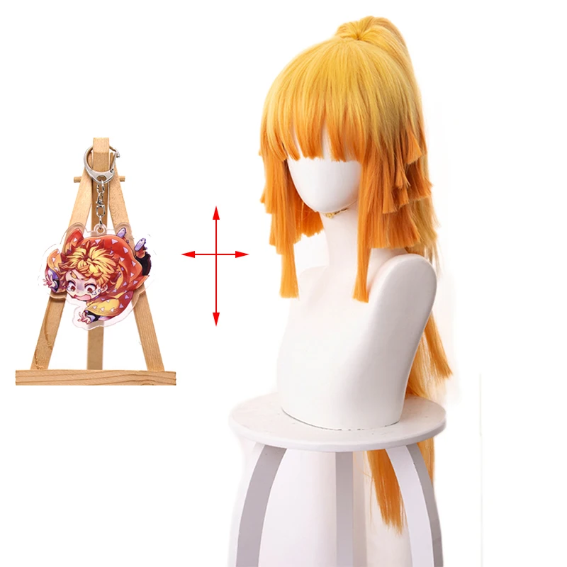 Anime Demon Slayer Kimetsu no Yaiba Hashibira Inosuke Long Wig Cosplay ...