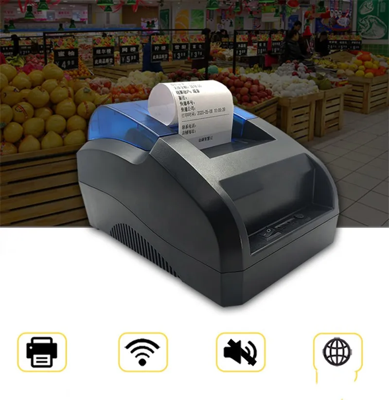 WholesalHigh quality 58mm thermal printer receipt machine printing ...
