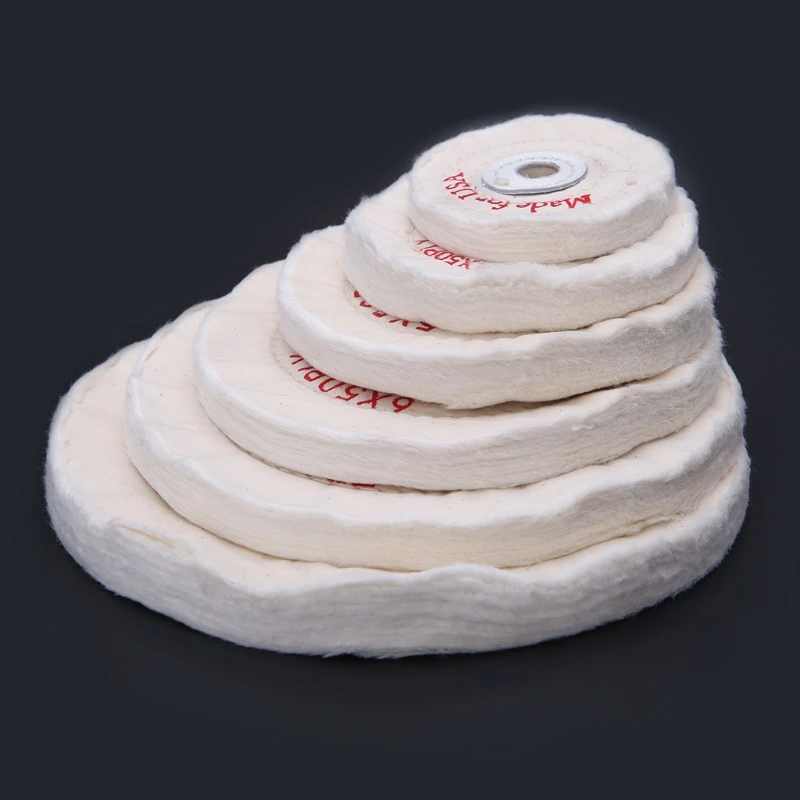 3/4/5/6/7/8"cloth Buffing Wheel Grinder For Wood Metal Jewelry ...