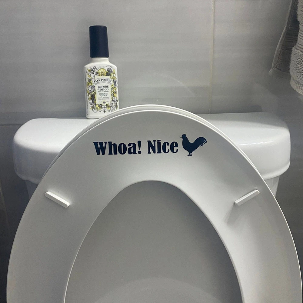Wall Stickers Funny Toilet | Funny Toilet Stickers Bathroom - Nice ...
