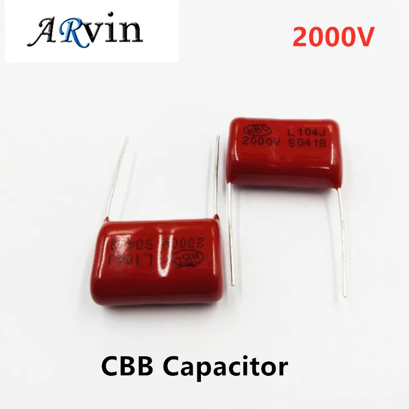 10Pcs CBB Capacitor 2000V 102J 223J 473J 104J 2KV 1NF 22NF 47NF 0.1UF ...