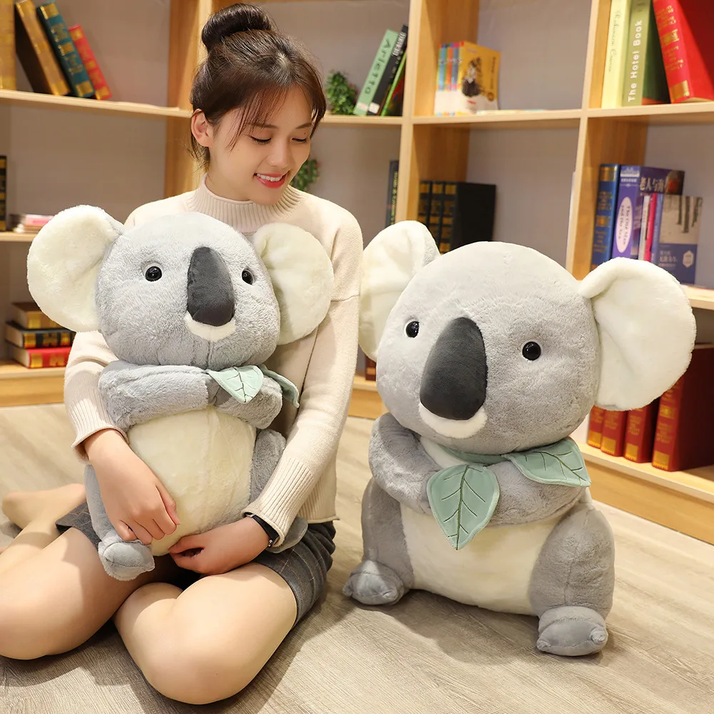 Big Soft Koalas Bear Plush Toys Adventure Koala Doll Kawaii Simulation Mother Kids Koalas ...