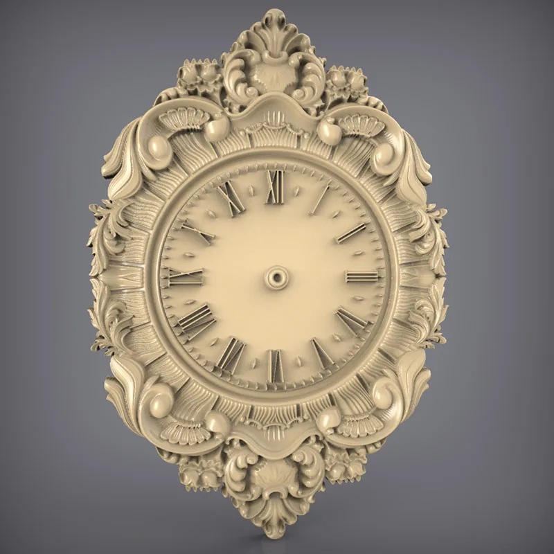 clock-3d-stl-model-for-cnc-router-3d-printer-artcam-aspire-bas-relief