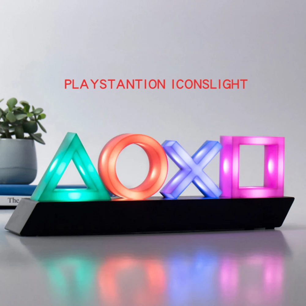 PlaySation icons light PS4 Voice Control Game Icon Light Acrylic ...