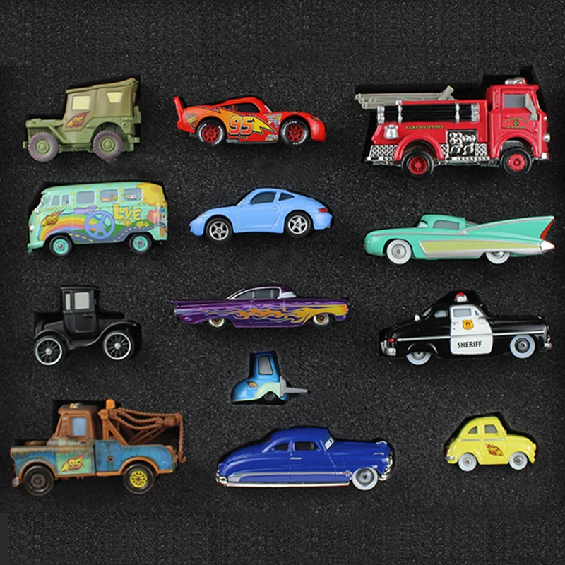 8/10pcs Disney Pixar Cars 2 3 Beautiful Gift Box Lightning McQueen with ...