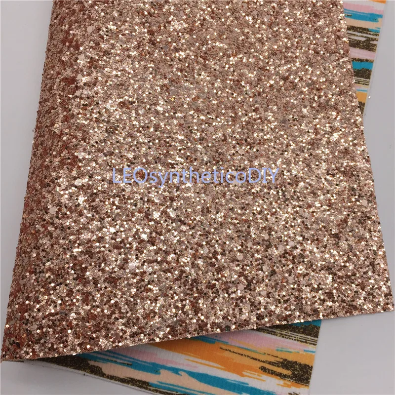 Rose Gold Glitter Paper