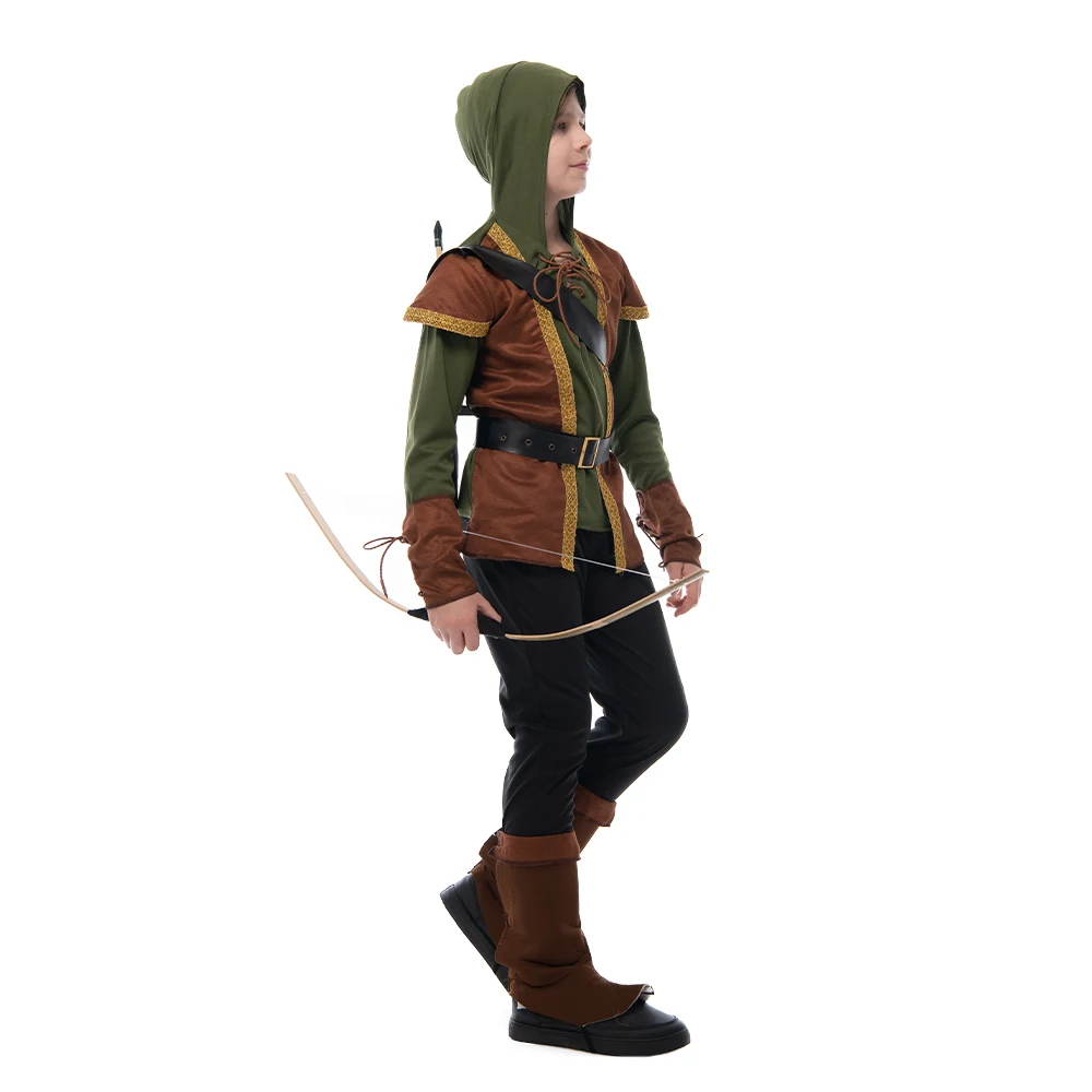 Boys Archer Hunter Purim Cosplay Costume For Kids - AllCosplay.com