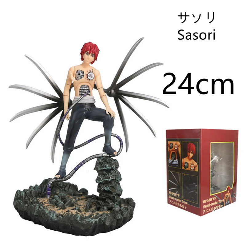 Naruto Akatsuki Puppetmaster Sasori Red Sand Scorpion Deidara Gk Pvc ...
