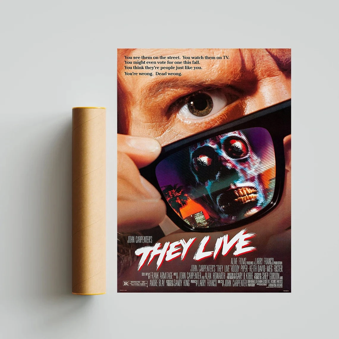 They Live Movie Poster