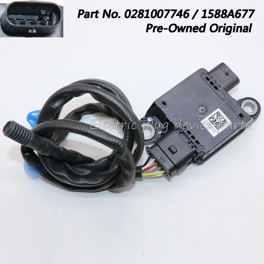 OE# 0281007746 1588A677 12V NOX Sensor Exhaust Particulate Sensor for ...