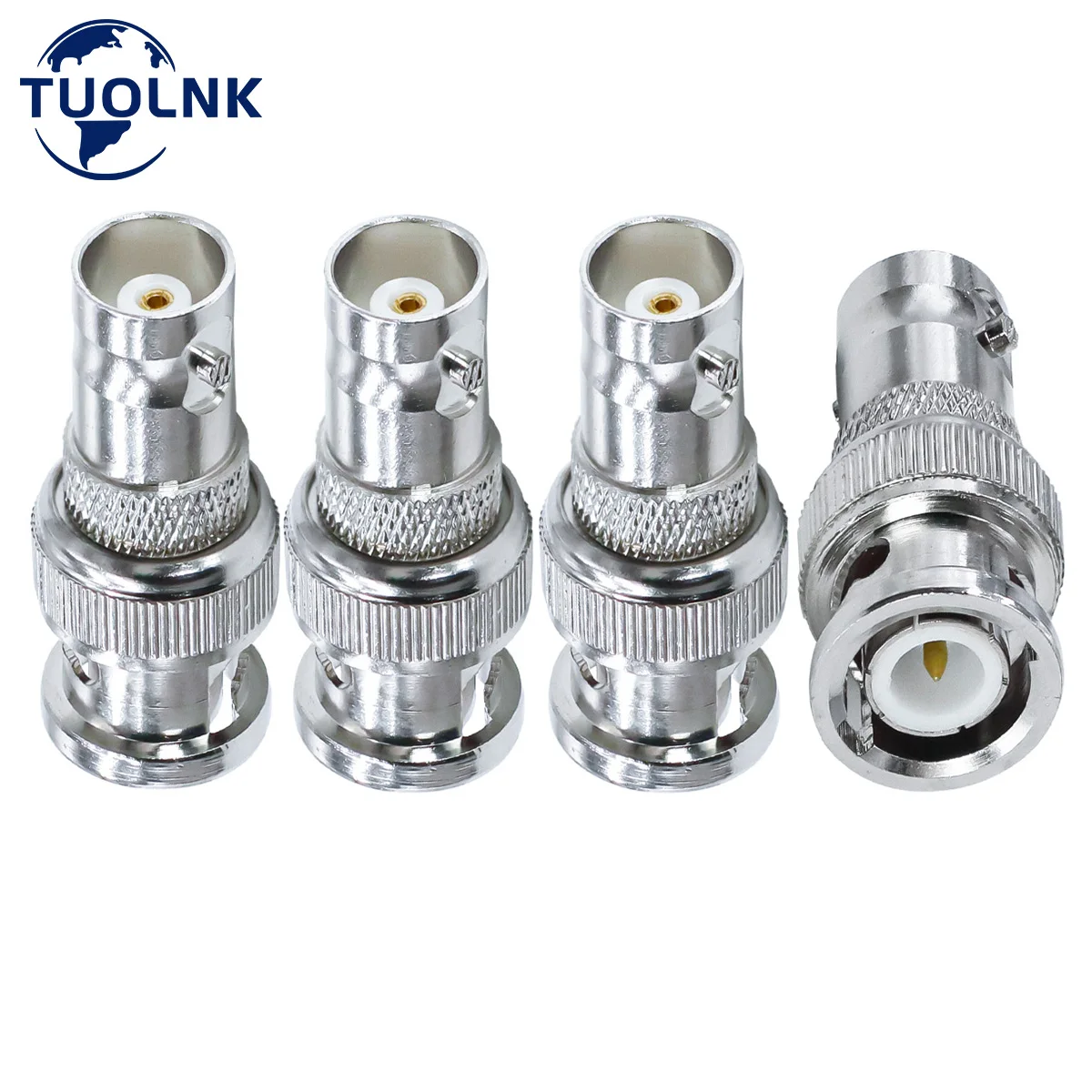 4pcs-BNC-Adapter-Male-to-Female-Coax-Connector-BNC-RF-Coaxial-Adapter ...