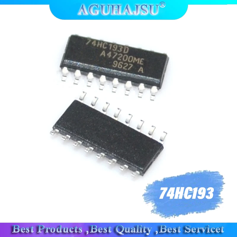 10pcs/lot 74HC193 74HC193D SN74HC193DR SOP-16 4-Bit Synchronous Up ...