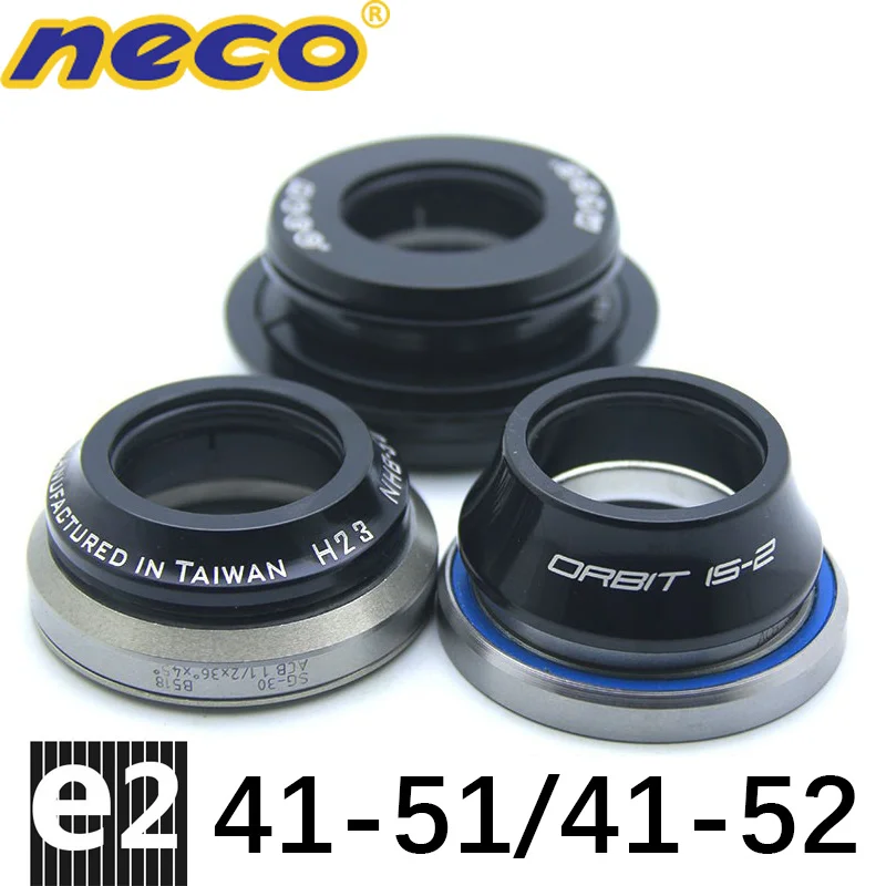 Neco Headset 41 51 41 52 Mm Integrated Semi Headset For E2 Road Bike ...