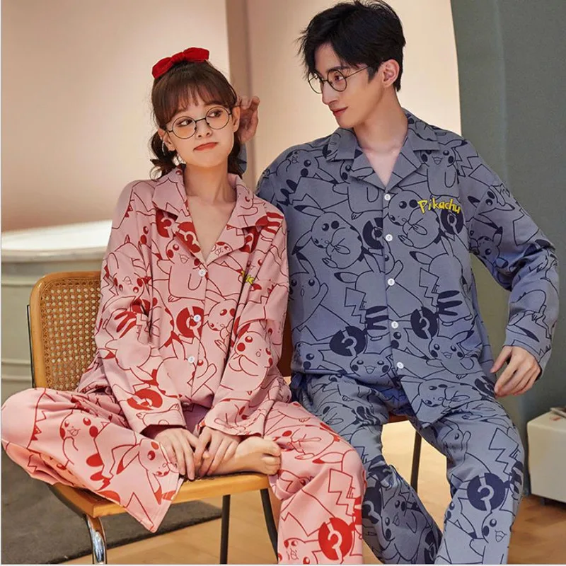 Cartoon Pijama Couple Matching | Cartoon Pyjamas Couple | Pajama Set ...
