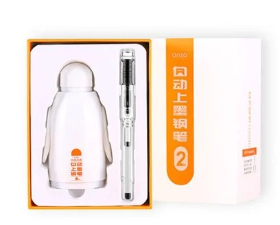 Oaso Automatic Ink Fountain Pen 0.38mm Nib With A Bottle of Ink