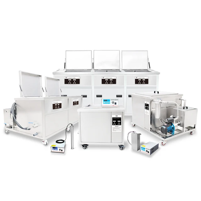 Two Tanks 360L Industrial Ultrasonic Cleaner Rinse Drying System DPF ...