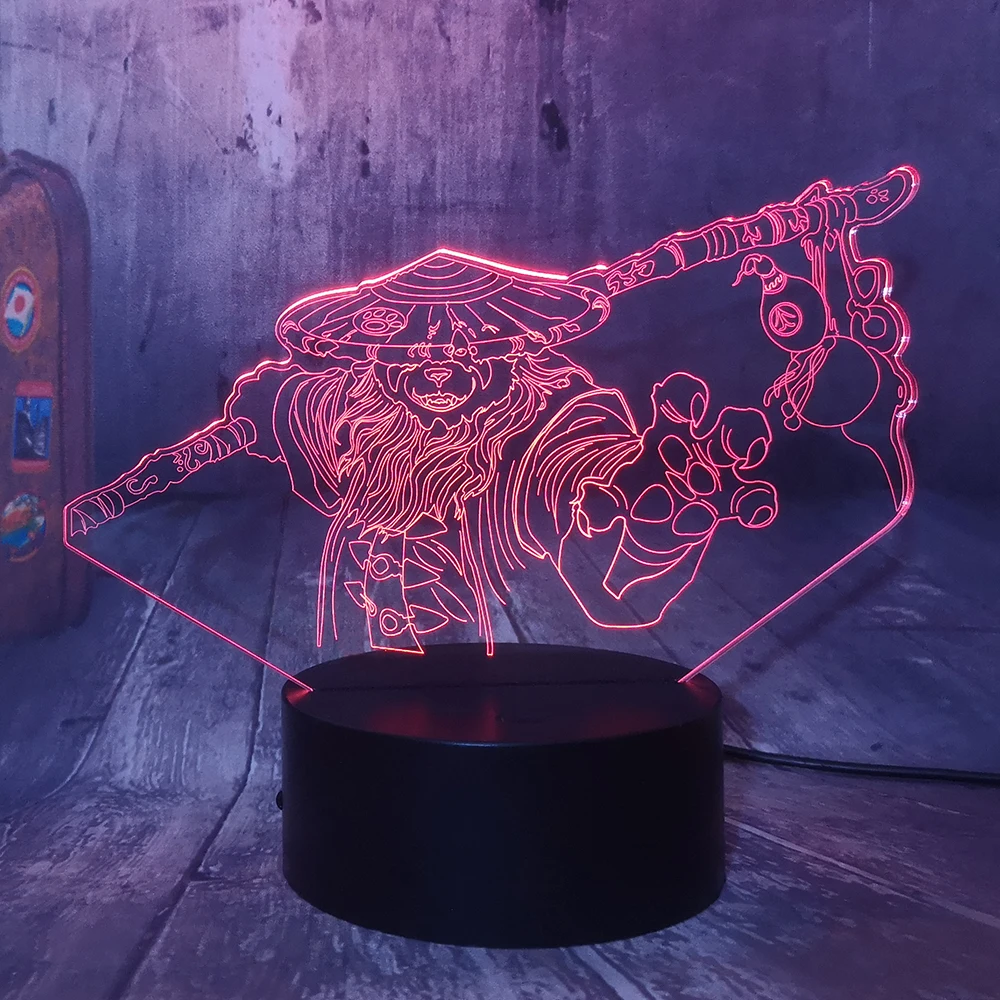 WOW World of Warcraft Mists of Pandaria 3D Illusion LED Night Light ...