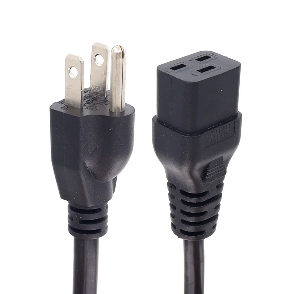 Heavy-Duty-14AWG-Computer-Power-Cord-NEMA-5-15P-to-C19-Female-Power ...