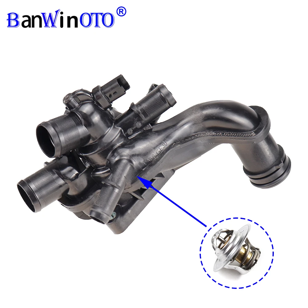 9808646980 V764558080 Thermostat Housing Water Outlet Fit For Citroen ...