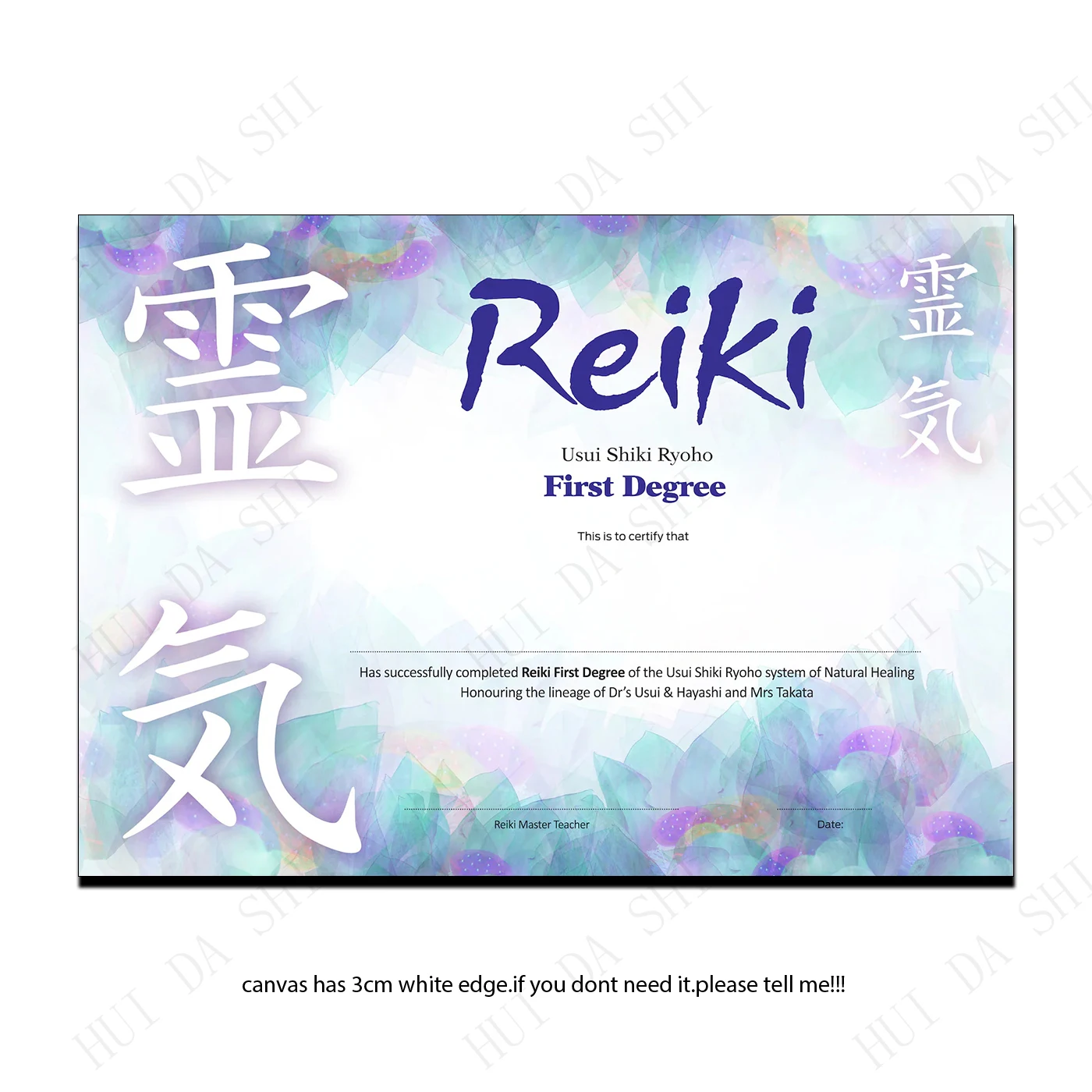 Reiki Certificate Templates